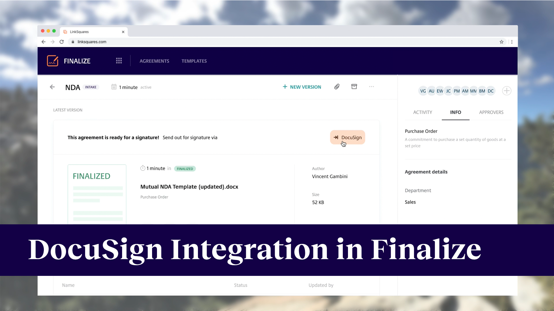 DocuSign Integration DocuSign Integration